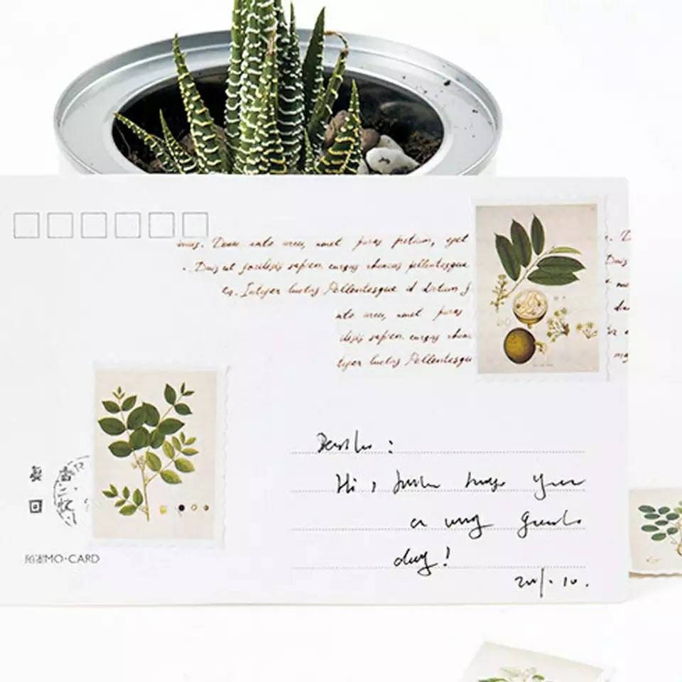 45pcs Vintage Plant Stickers Pack Nature Scrapbooking | Etsy