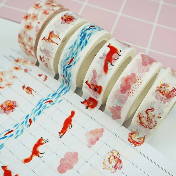 Animal Washi Tape - Etsy