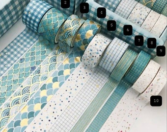 Washi Tape Blue | Etsy