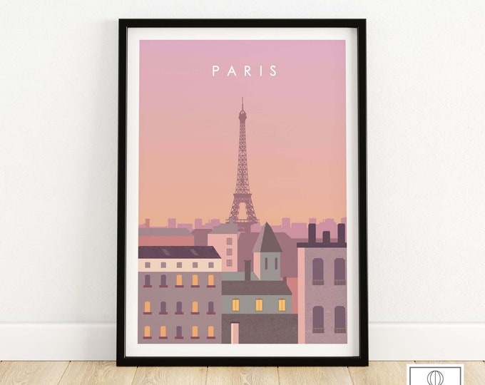 Paris Print Paris France Poster Wall Art Paris Travel - Etsy