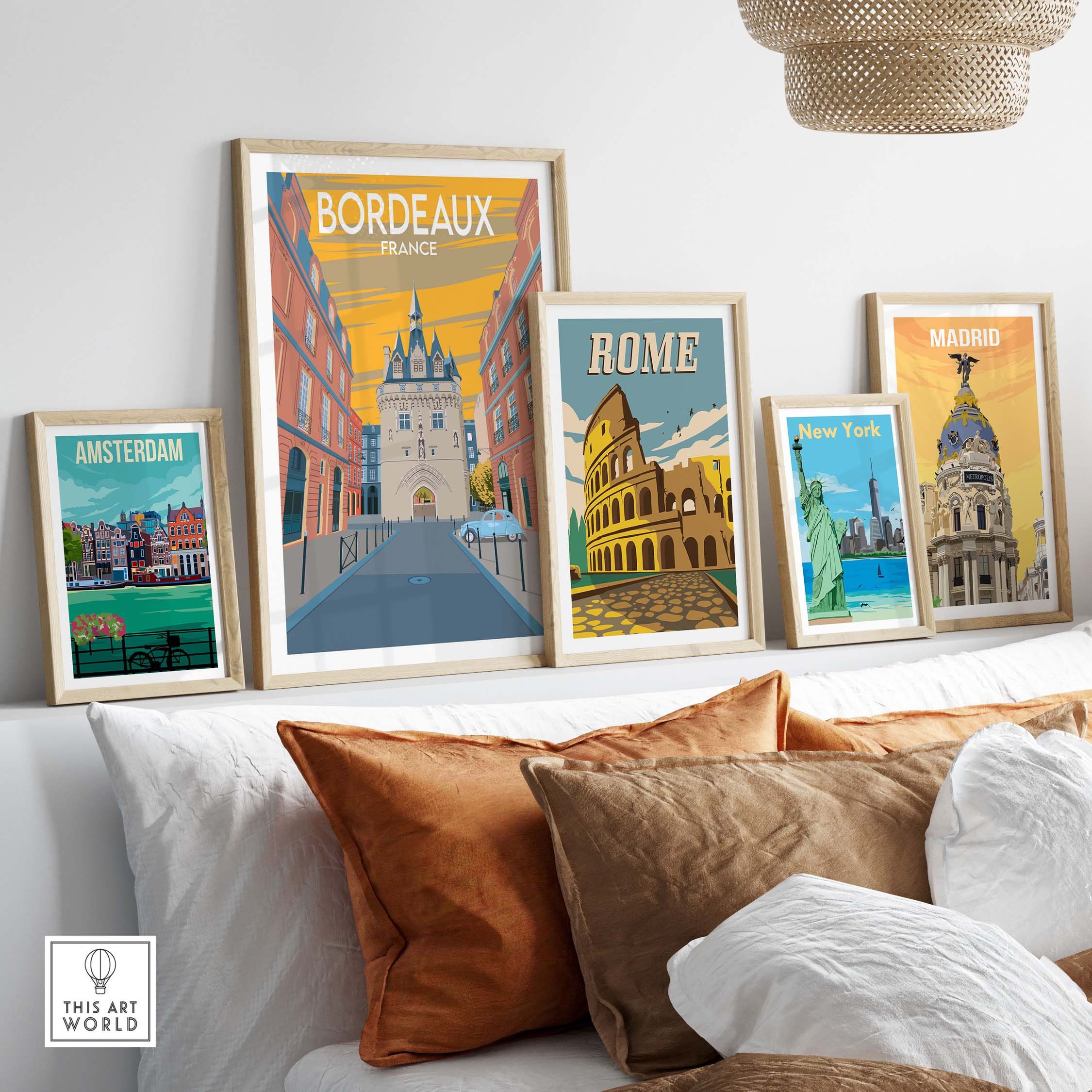 Bordeaux Poster Print | France Travel Poster | French Wall Art ...