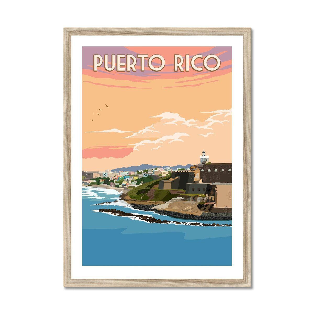 Digital Prints Art & Collectibles Prints Puerto Rico Poster Old San ...