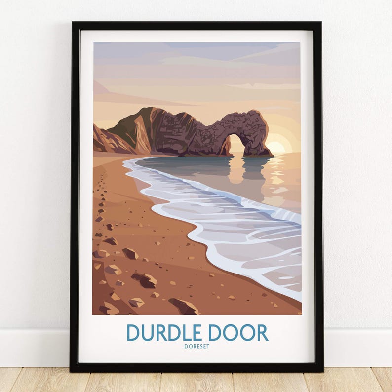 Durdle Door Wall Art: Dorset Limestone Arch Canvas Print - Etsy