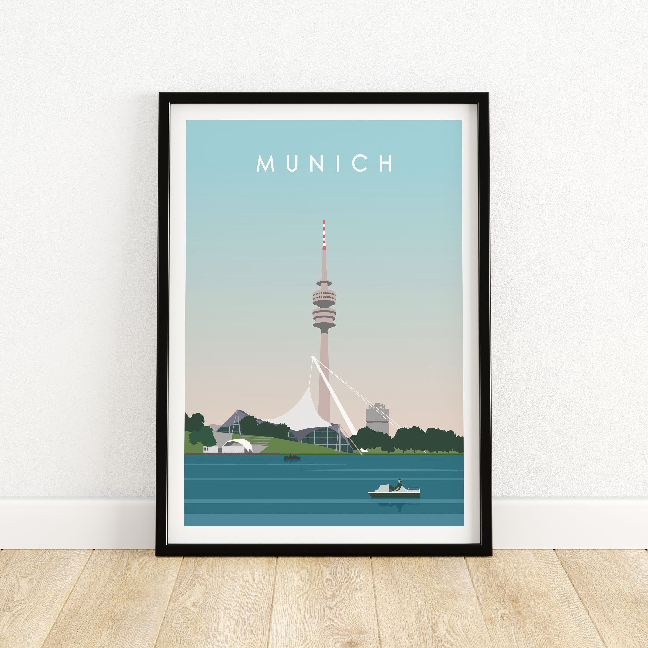 Munich Coordinates Munich Travel Germany Print Munich Wall Art Germany ...