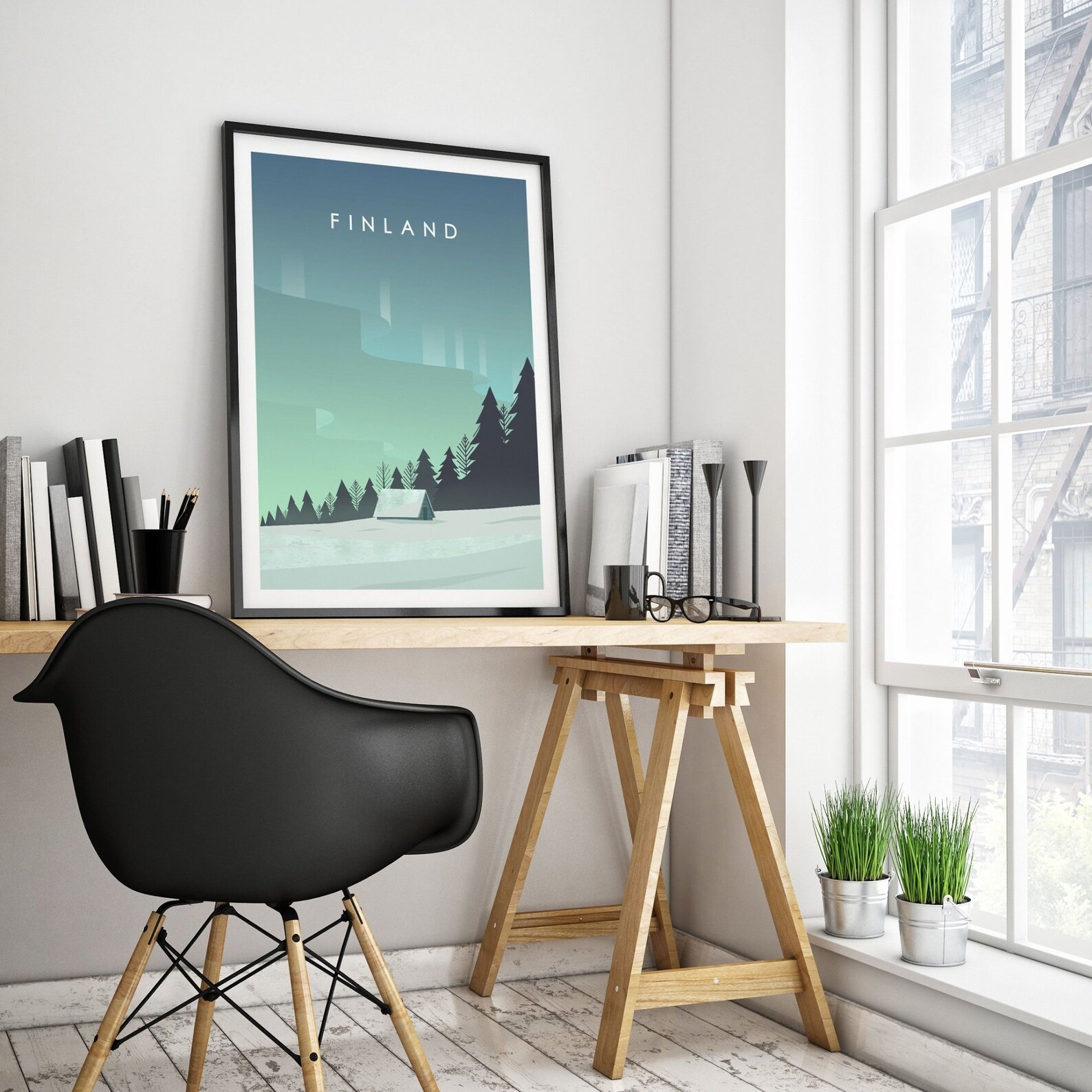 Finland Print Poster Lapland Wall Art Finland Travel - Etsy