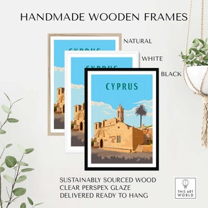 Cyprus Print | Cyprus Poster | Cyprus Wall Art - Travel Poster | Home ...