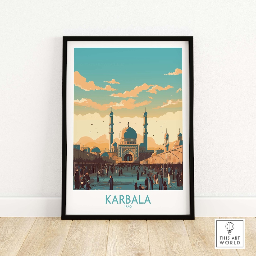 Karbala Wall Art Travel Print | Home Décor Poster Gift | Digital ...