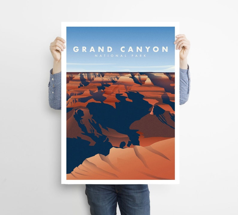 Grand Canyon Print National Park Poster Wall Art Home - Etsy