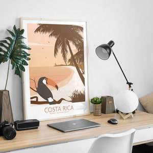 Costa Rica Print Costa Rica Poster Costa Rica Wall Art - Etsy