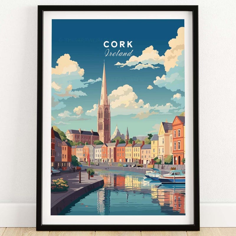 Poster Cork City - Etsy
