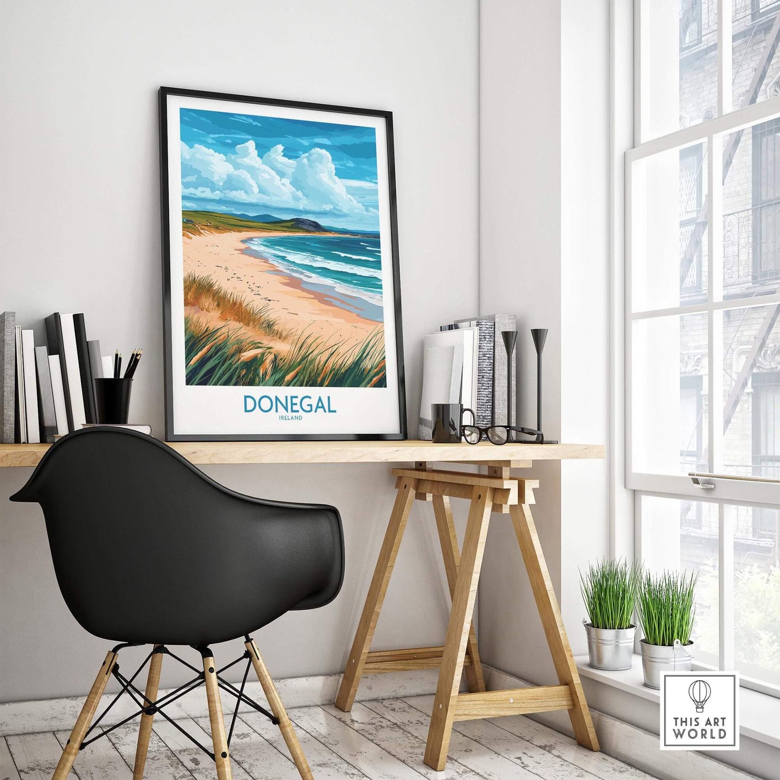 Donegal Travel Art Print: River Eske Ireland Landscape - Etsy