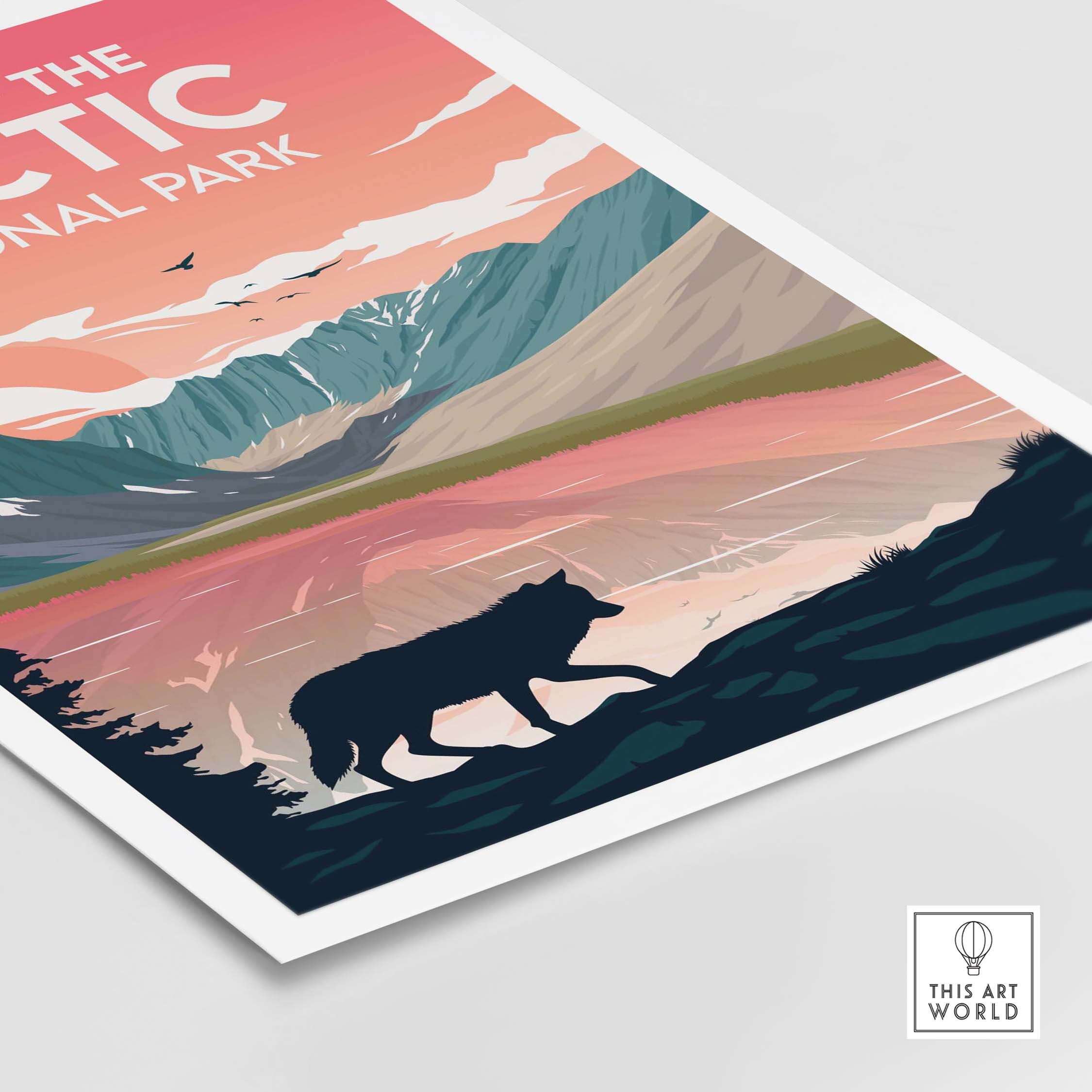 Gates of the Arctic Poster | National Park Poster | Wall Art Print ...