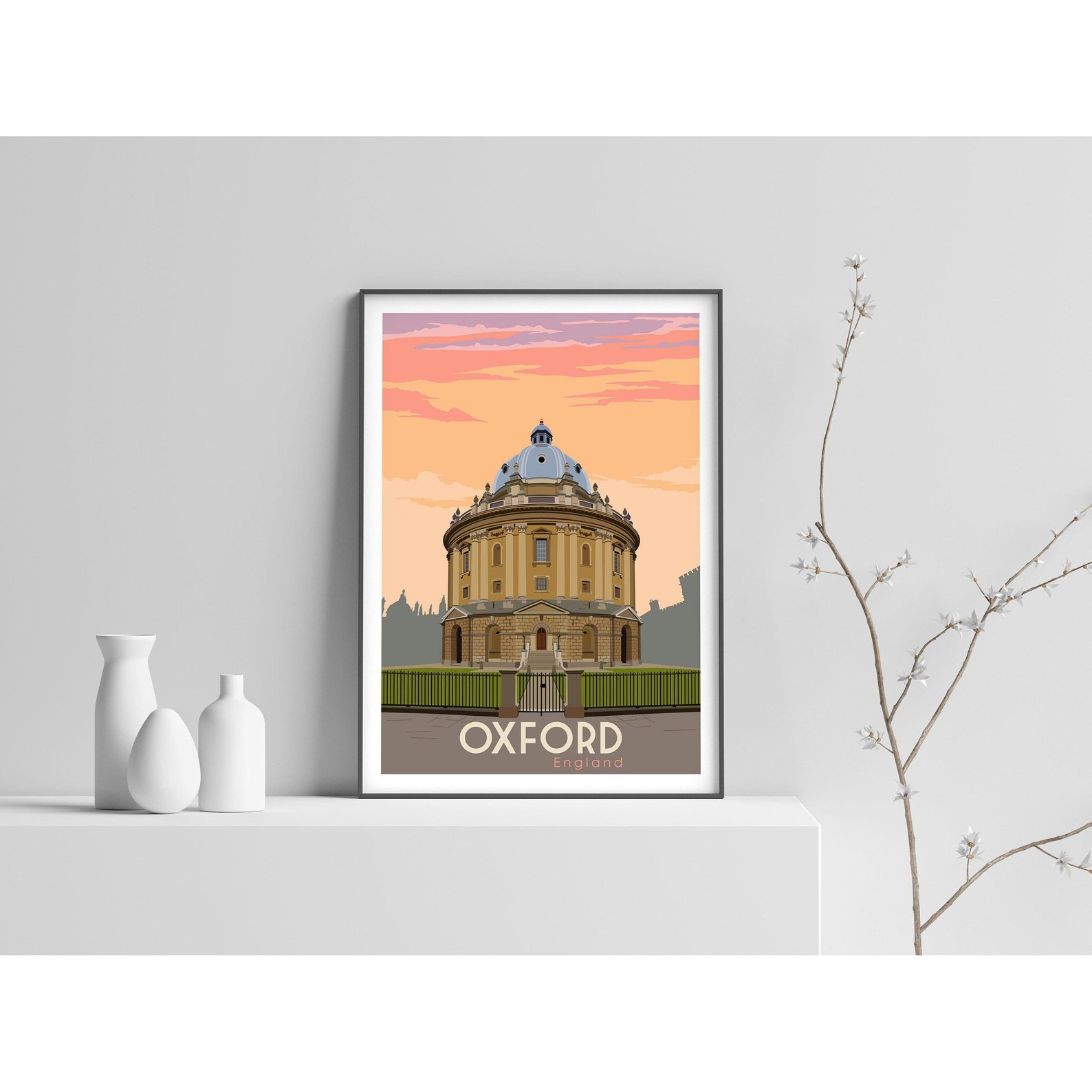 Oxford Print Oxford Poster Wall Art Oxford Gift Idea | Etsy