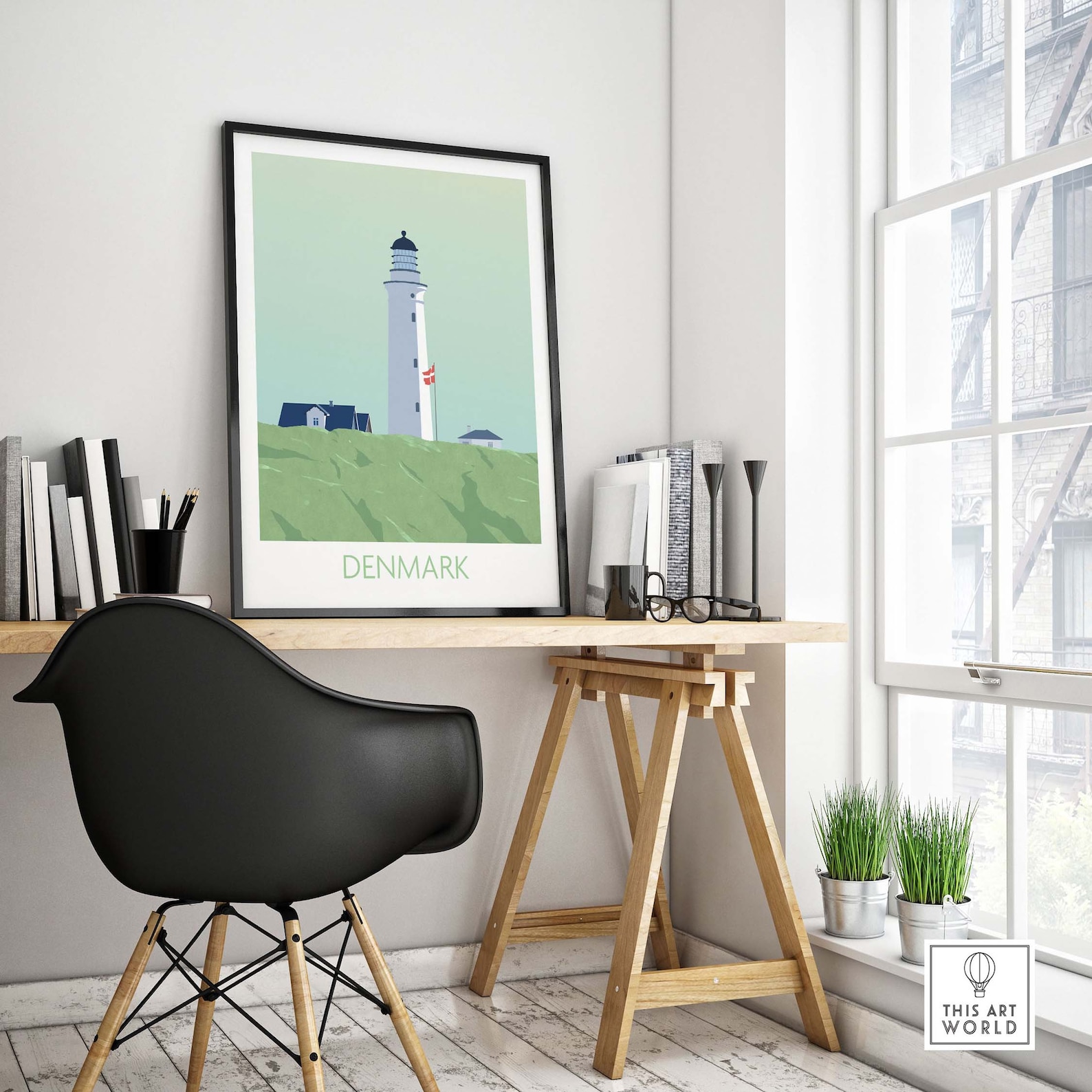 Denmark Poster Print Danish Wall Art Decor Denmark Gift - Etsy