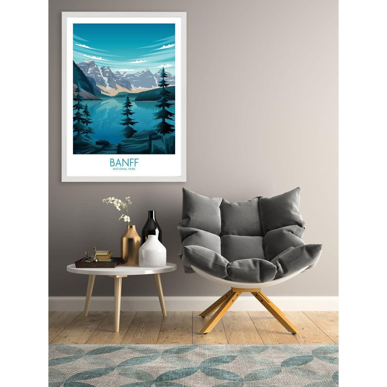 Banff National Park Print Canada Poster Banff Wall Art | Etsy