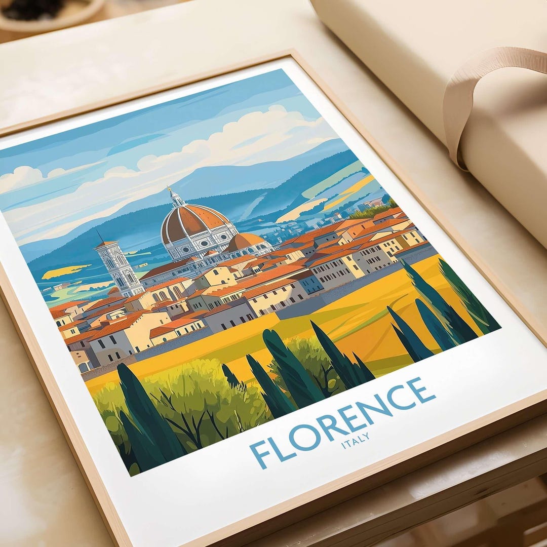 Florence Print Italy Wall Hanging Florence Decor Housewarming Gift ...