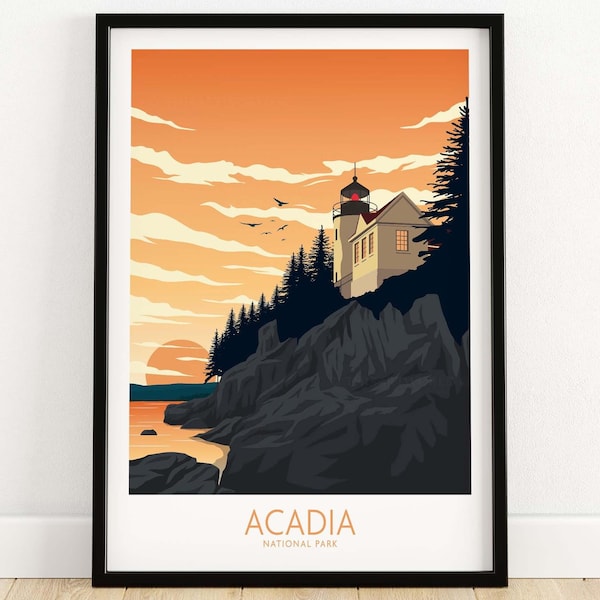 Acadia Print - Etsy