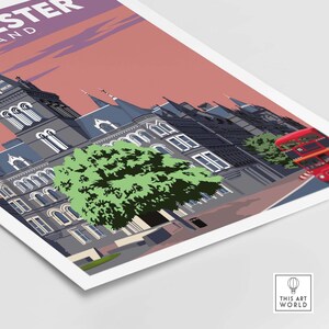 Manchester Wall Art Poster Print | Manchester Gift Idea | Manchester ...