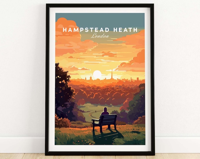 Illustrated Map of Kings Heath, Birmingham, A3 (420x297mm), 350g ...