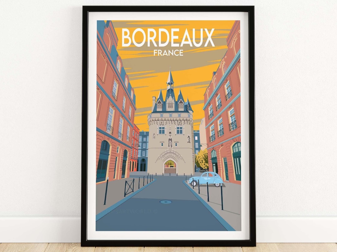 Bordeaux Poster Print | France Travel Poster | French Wall Art ...