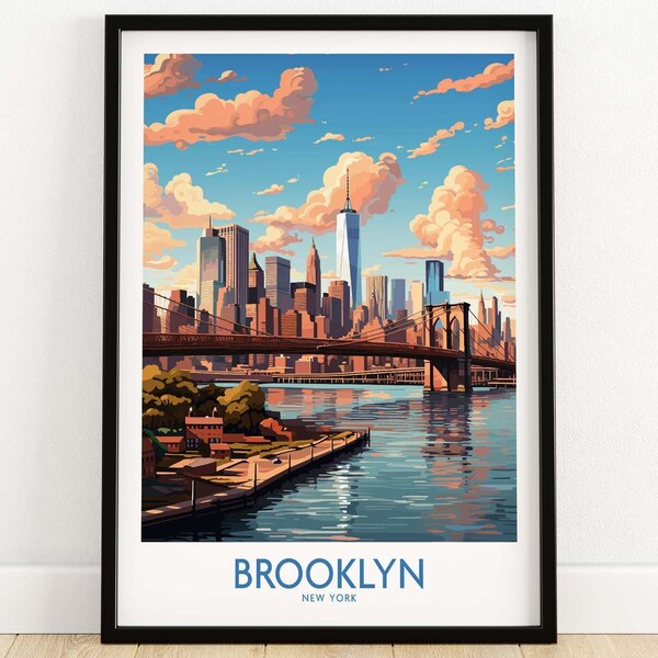 Brooklyn Poster - Etsy