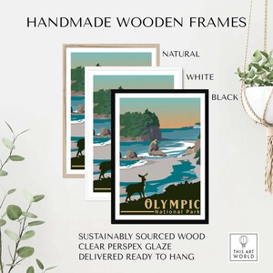 Olympic National Park Print Poster | Olympic National Park Wall Art ...
