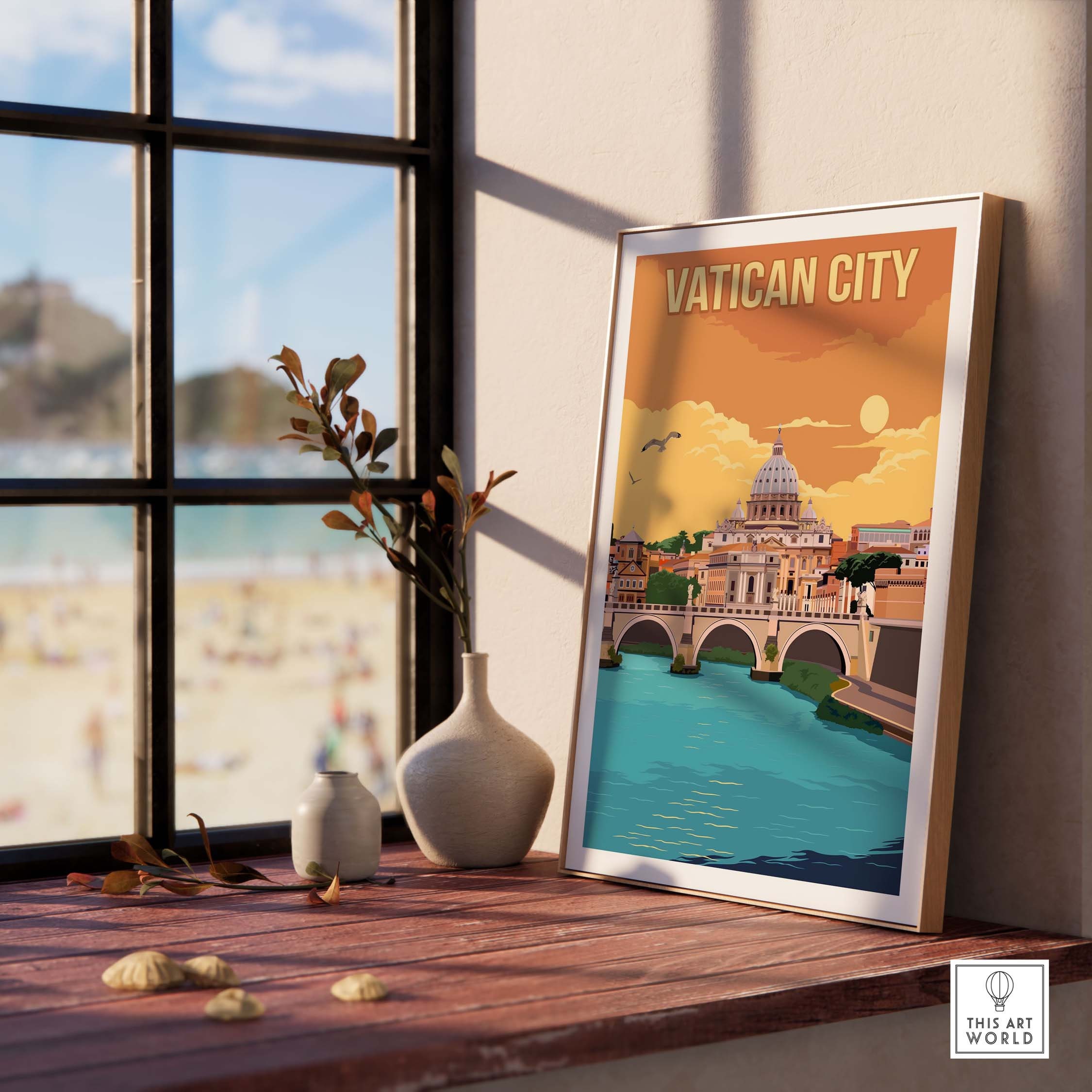 Vatican Print | Wall Art Poster | Vatican City | Rome Italy Home Decor ...