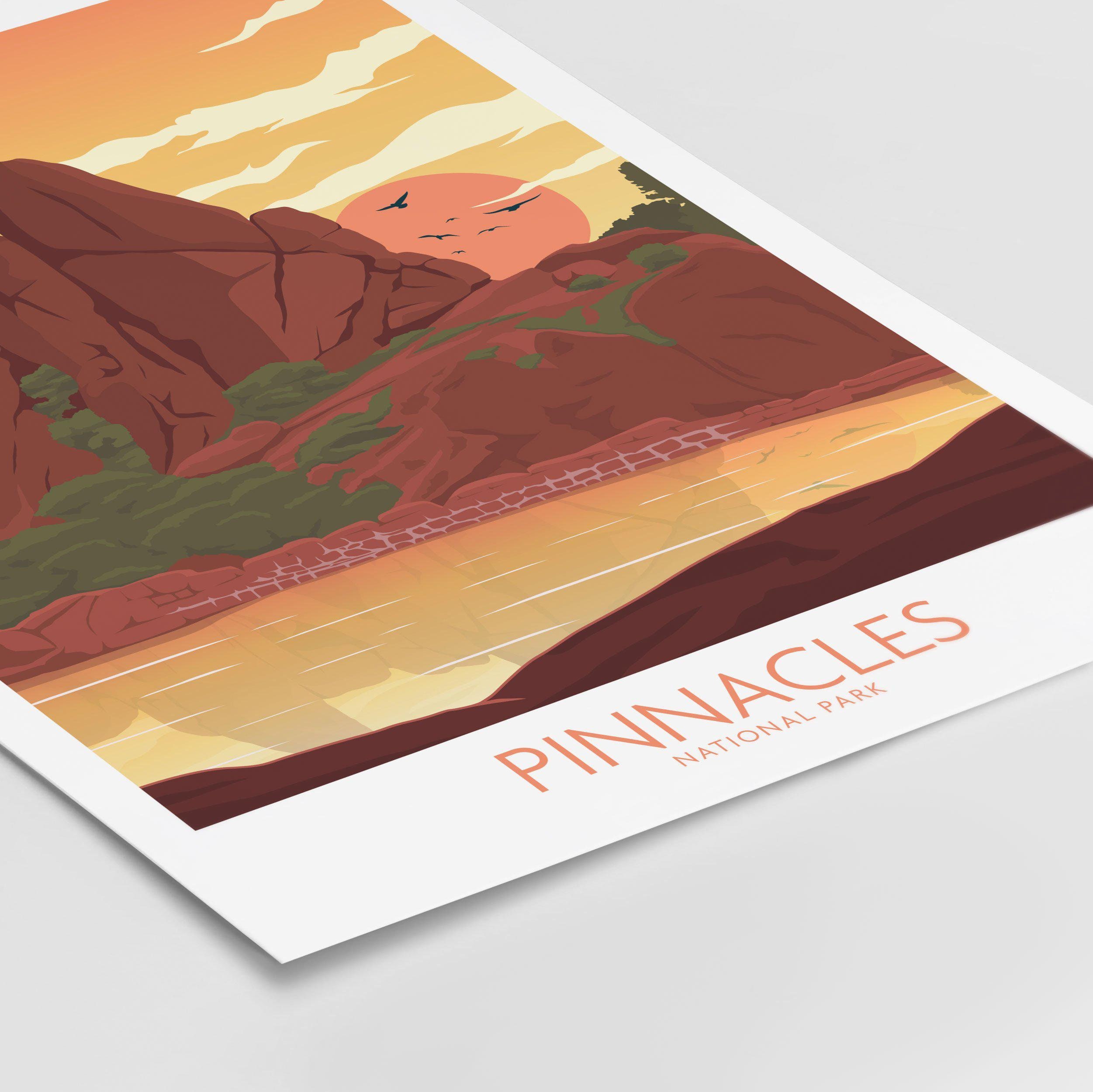 Pinnacles National Park Poster Art Print Wall Art Travel | Etsy