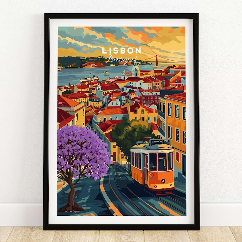 Lisbon Print - Etsy