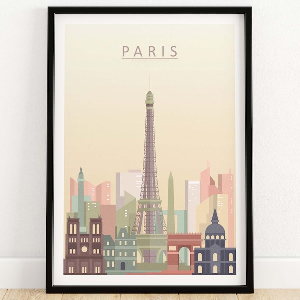 Paris Poster - Etsy