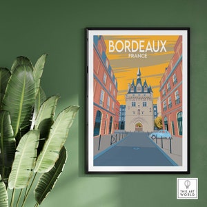 Bordeaux Poster Print | France Travel Poster | French Wall Art ...
