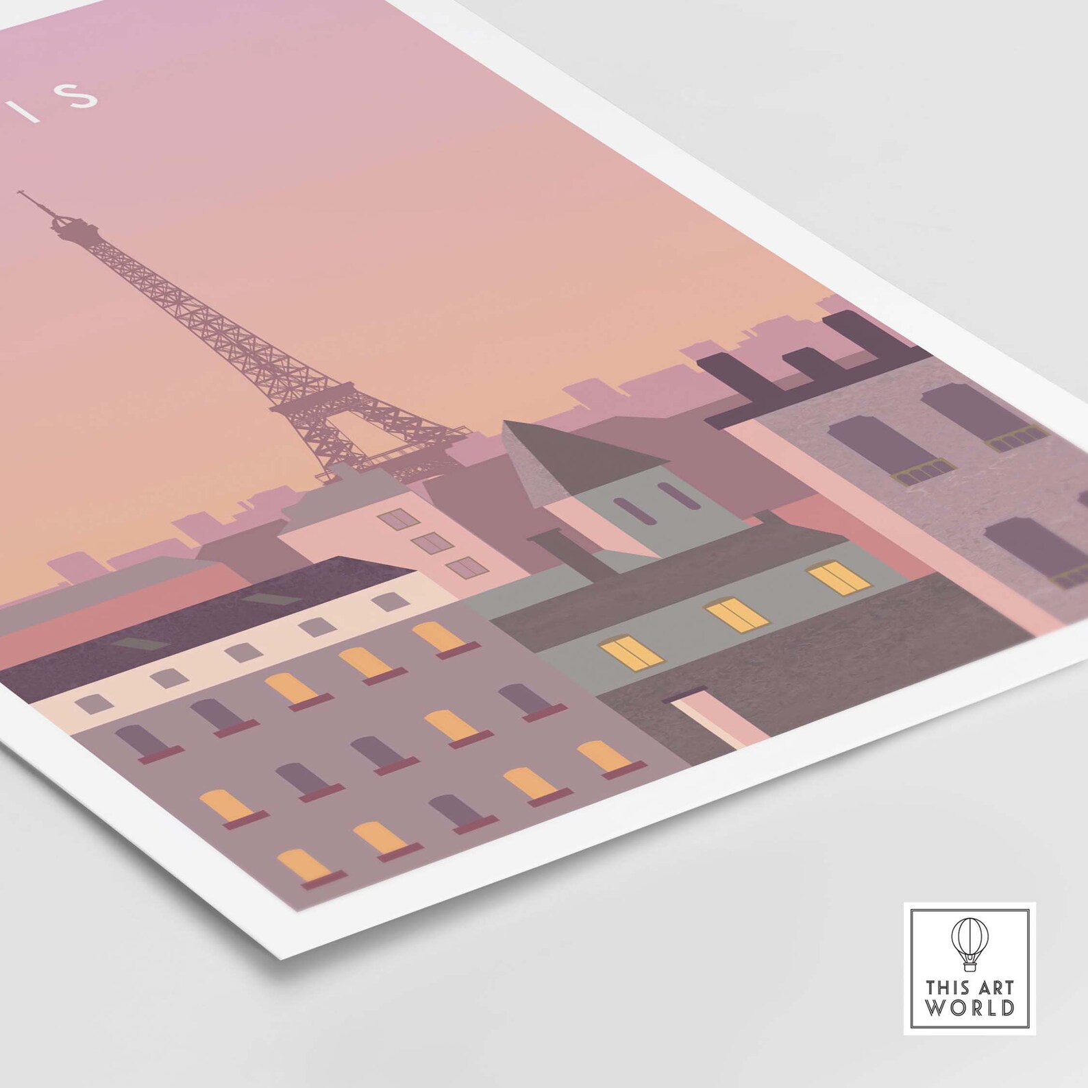 Paris Print | Paris France Poster Wall Art | Paris Travel Print Home ...