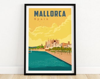 Mallorca Poster | Etsy