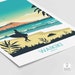 Waikiki Print | Hawaii Poster | Wall Art Print | Vintage Retro Travel ...