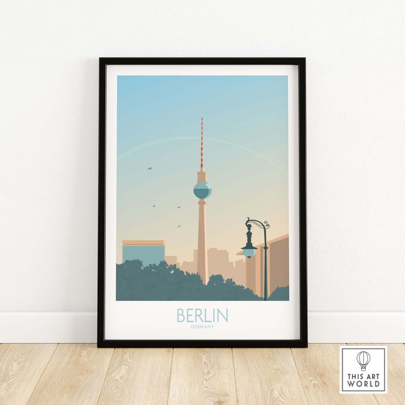 Berlin Poster Print Wall Art Berlin City Home Decor Berlin - Etsy