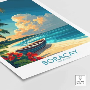 Boracay Poster Boracay Art Print Travel Print | Home Décor Poster Gift ...