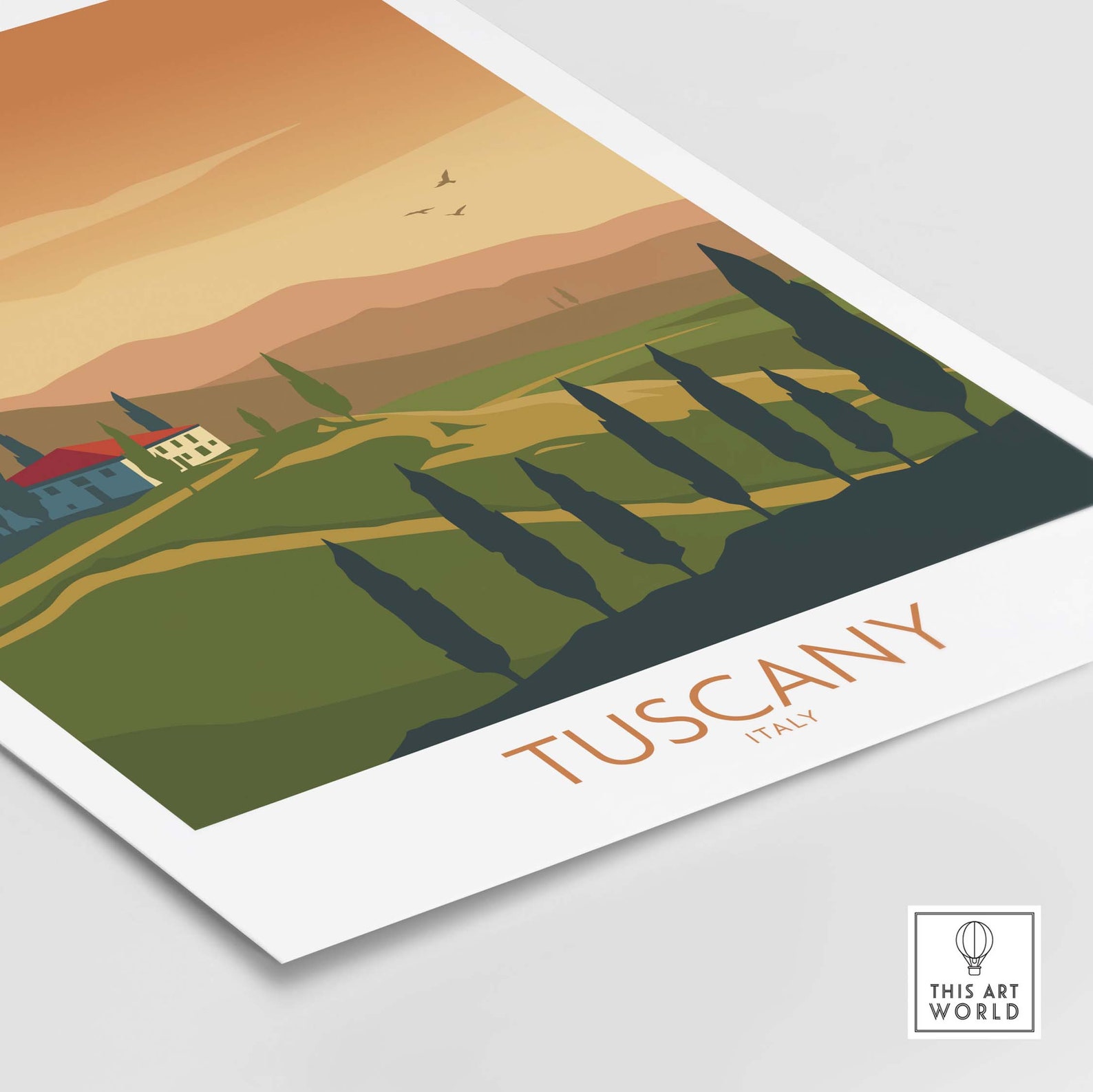 Tuscany Poster Tuscany Italy Prints Tuscany Wall Art - Etsy