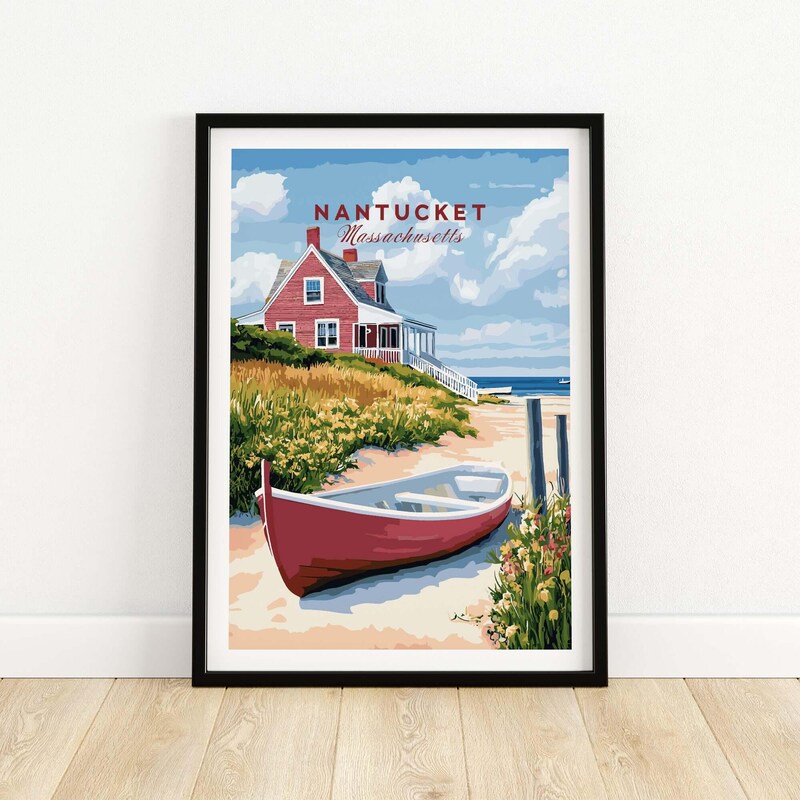Nantucket Poster - Etsy