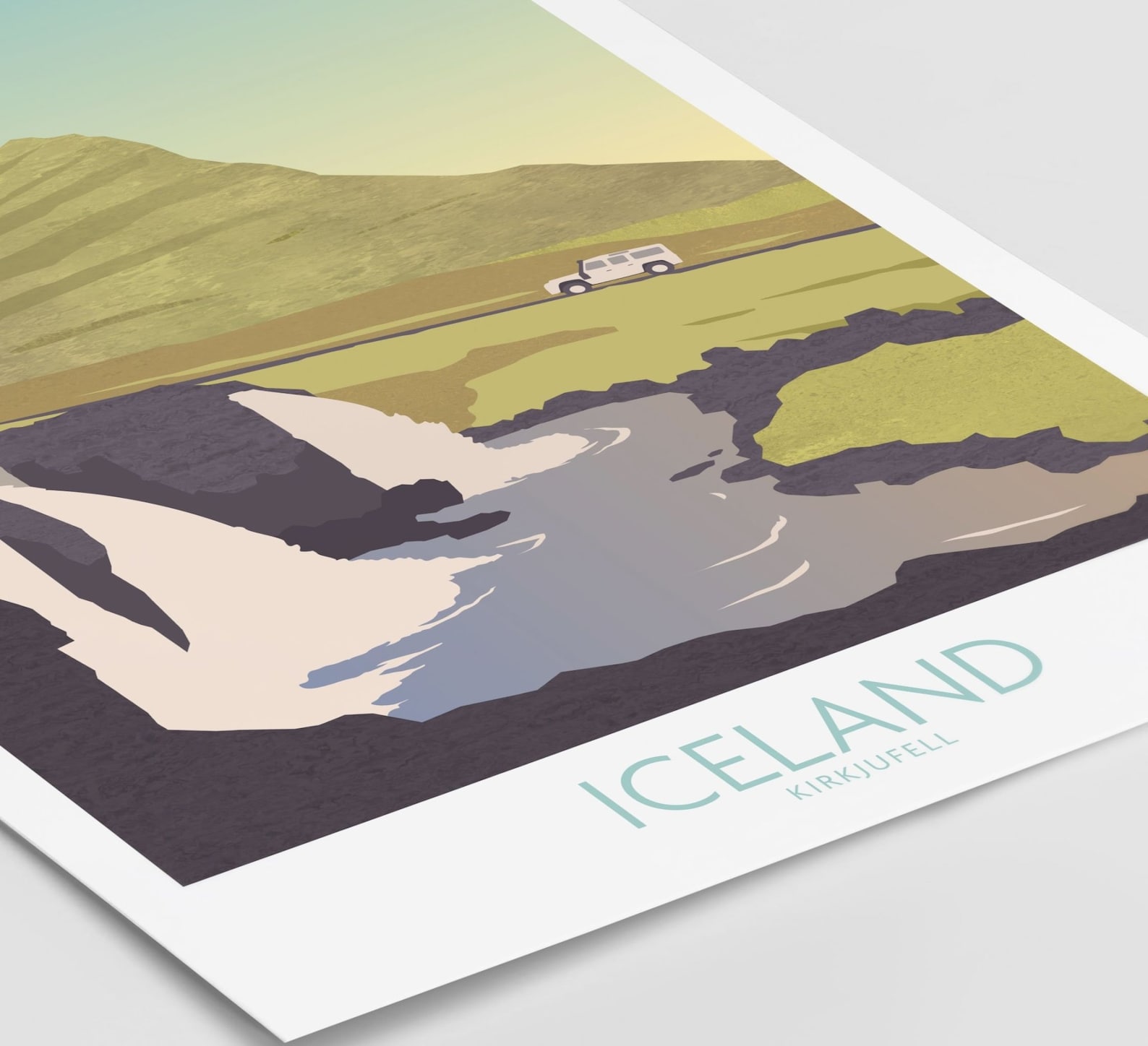 Iceland Print Iceland Travel Poster Iceland Wall Art | Etsy