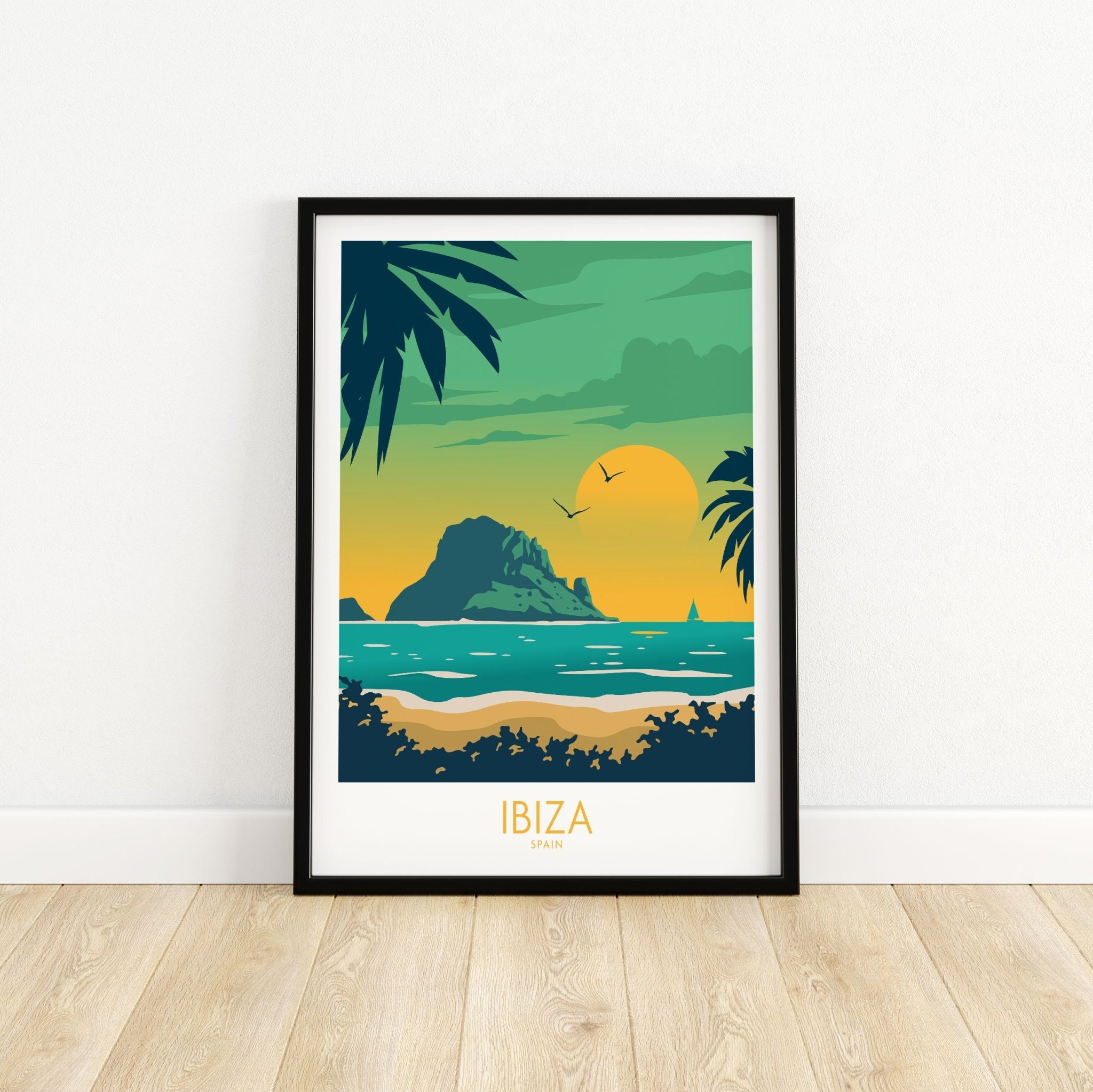 Ibiza Print Ibiza Travel Poster Ibiza Wall Art Spanish | Etsy