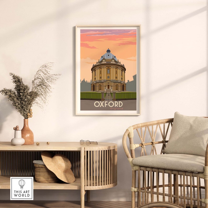 Oxford Print Oxford Poster Wall Art Oxford Gift Idea - Etsy UK