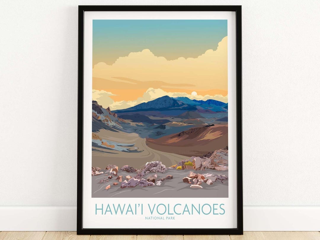 Hawai'i Volcanoes National Park Poster - Etsy