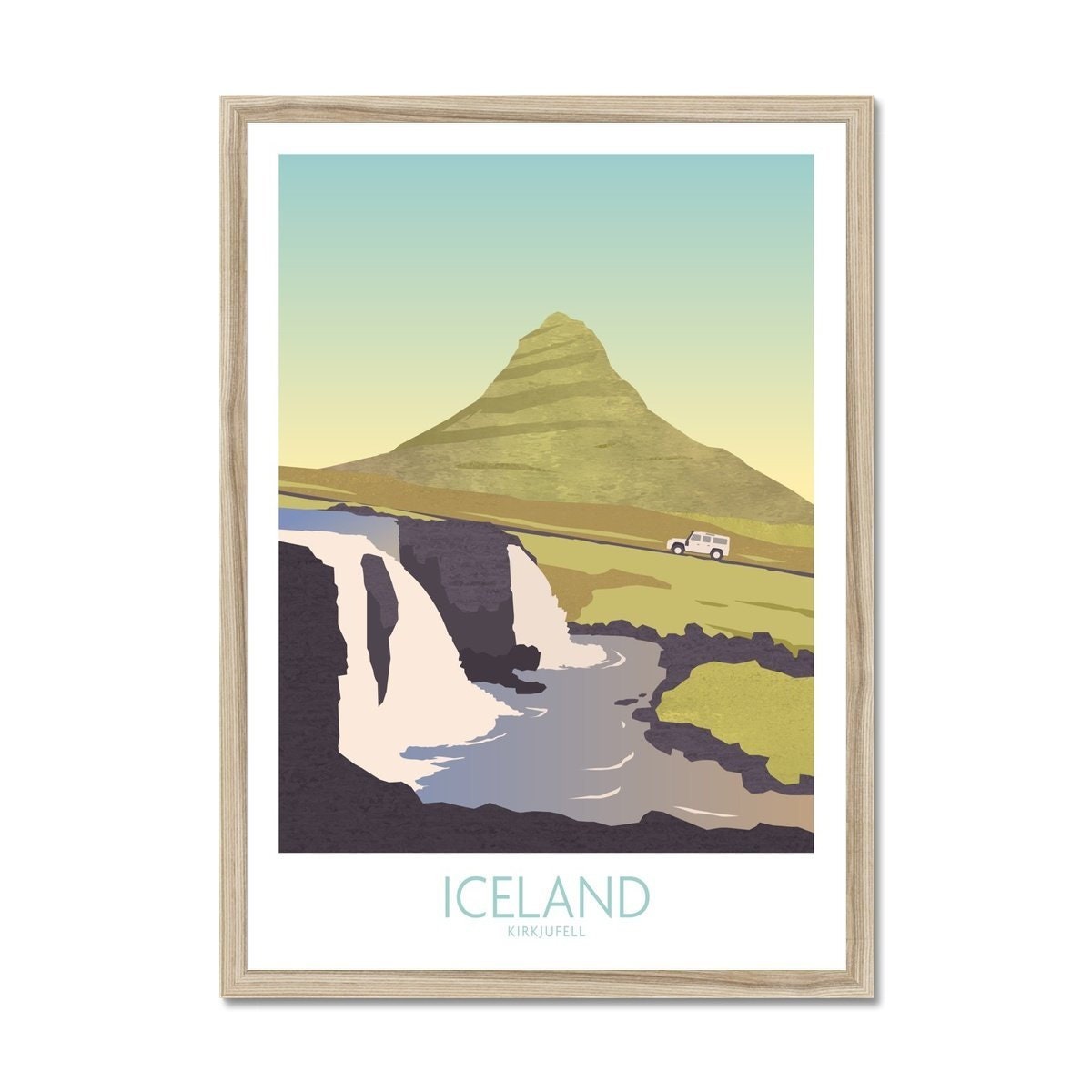 Iceland Print Iceland Travel Poster Iceland Wall Art | Etsy