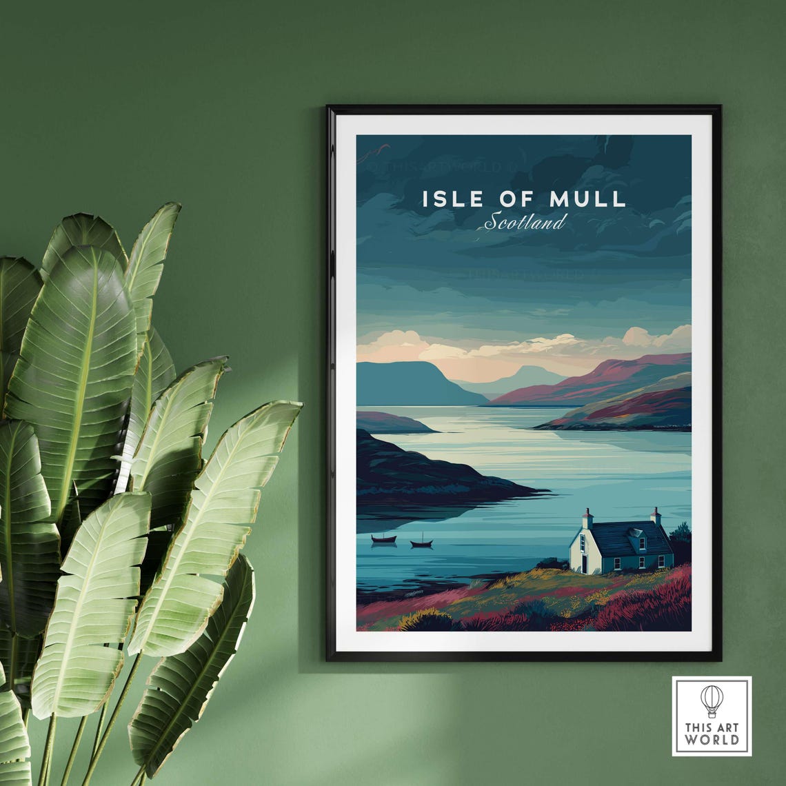 Isle of Mull Poster Scotland Print - Serene Scottish Wall Art Gift - Etsy