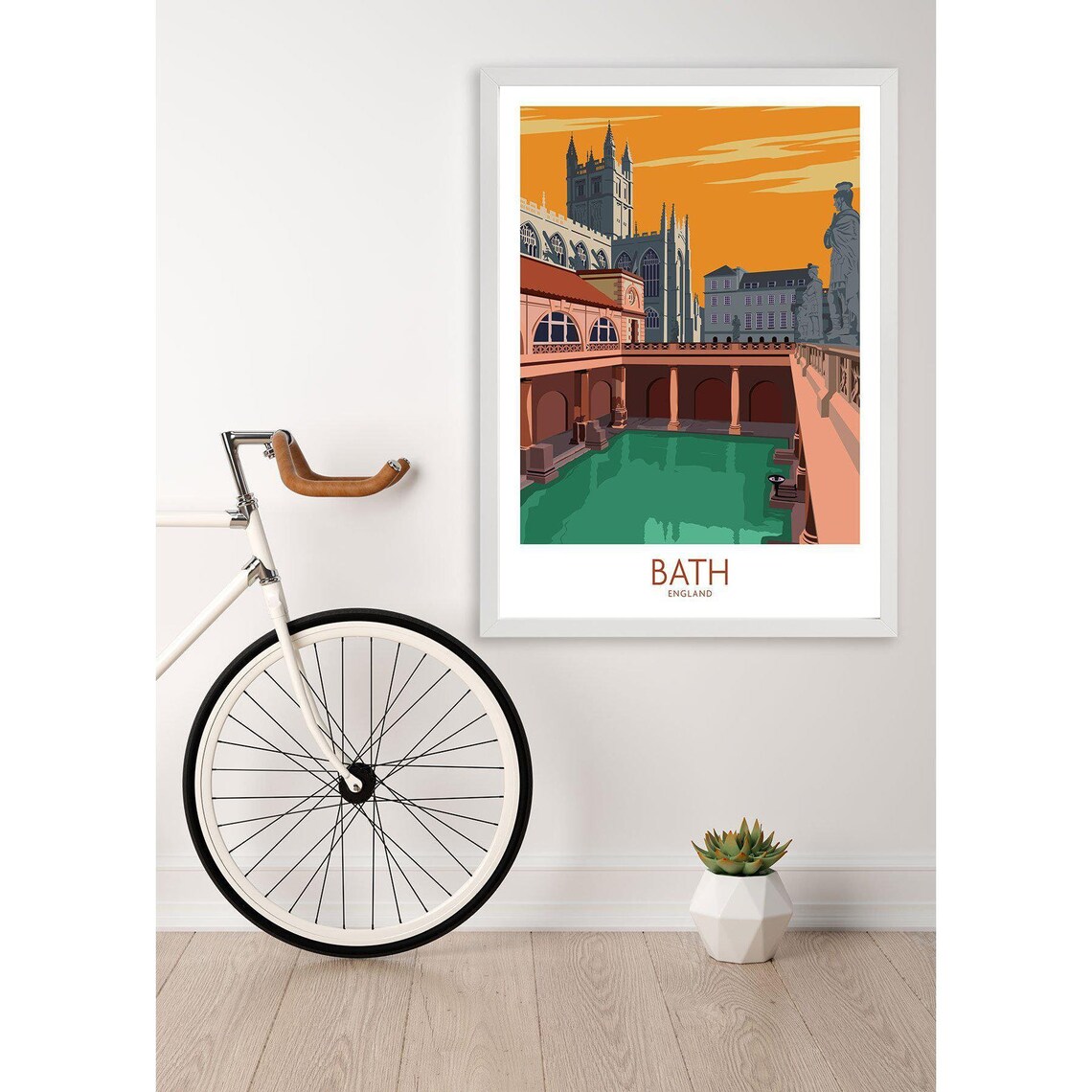 Bath Poster England Travel Print Wall Art Travel Poster | Etsy