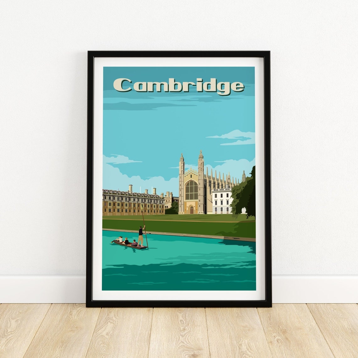 Cambridge Print Cambridge Poster Cambridge Wall Art | Etsy