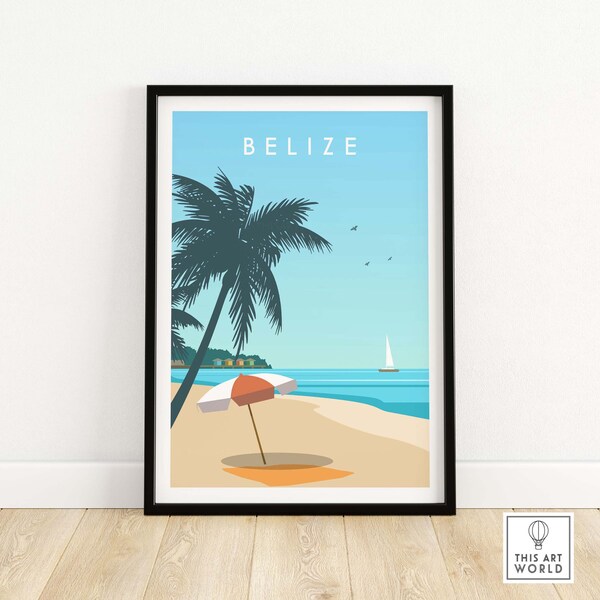 Belize Poster - Etsy