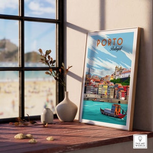 Porto Poster Portugal - Porto Wall Art Print - Porto Gift - Etsy