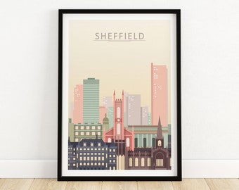 Sheffield Poster - Etsy