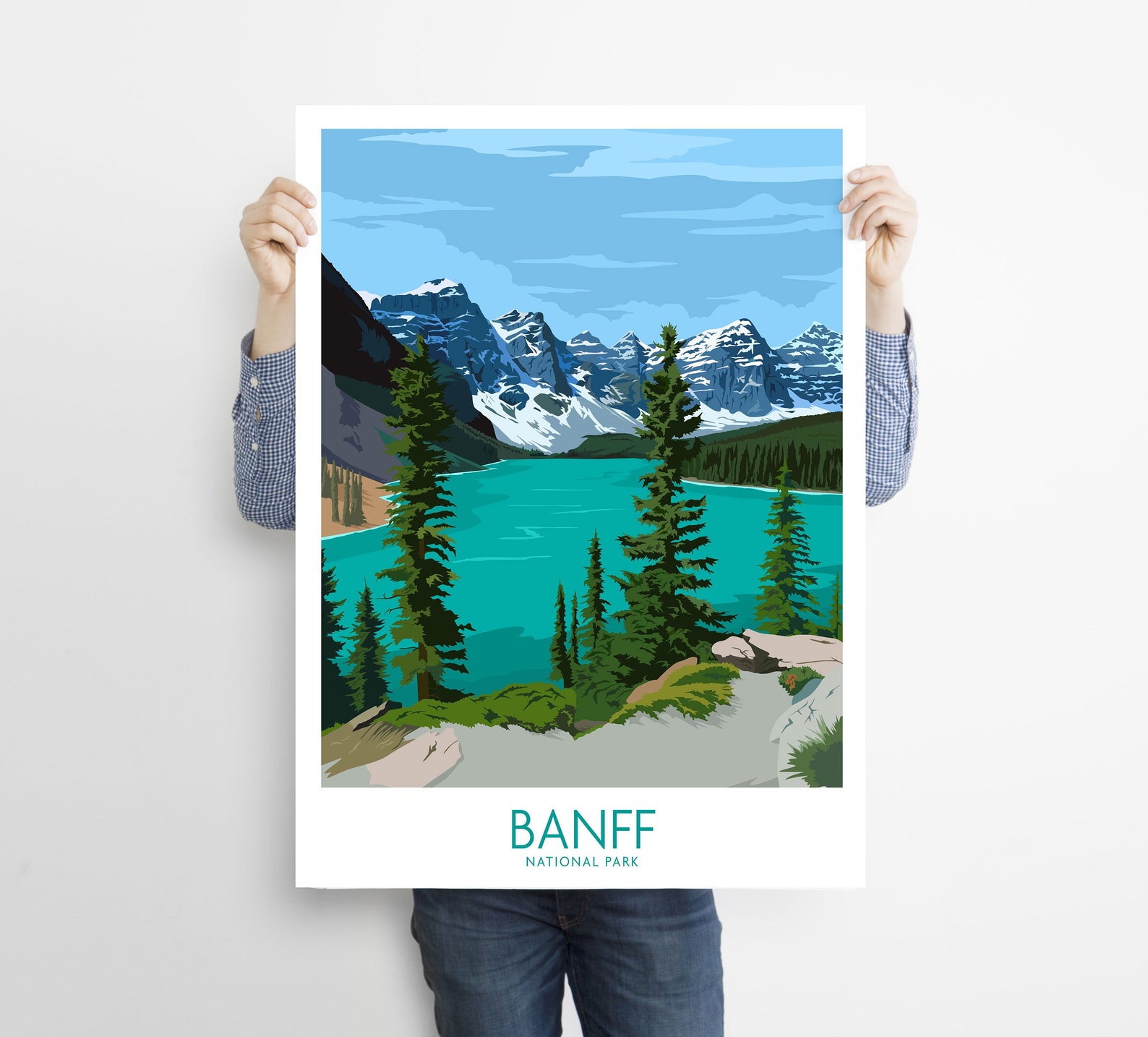 Banff Poster Banff Print Banff Wall Art Banff National | Etsy